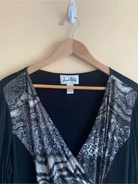 Joseph Ribkoff | Tops | Joseph Ribkoff Tunic Top Woman 8 Animal Print ...